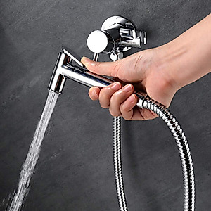 REWEE Handheld Bidet Sprayer for Toilet, Hot and Cold Bidet Sprayer,Portable Bidet for Toilet,Toilet Sprayer with Mixer