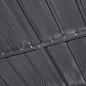 Goohome 12 x 18FT Hardtop Gazebo, Aluminum Frame Double Roof Gazebo Canopy with Mosquito Net and Curtains, Outdoor Permanent Hard Top Waterproof Pergola for Shade and Rain for Lawn, Backyard, Patio