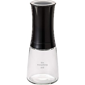 Kyocera Advanced Ceramics Pepper, Salt, Seed and Spice Mill with Adjustable Advanced Ceramic Grinder, The Everything Mill-Bright Black