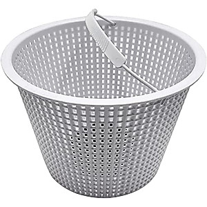 Poolzilla 6.85" Weighted Skimmer Basket for SP1082, Heavy Duty Skimmer Basket for Pool Maintenance, Included Weight and Handle for Ease of Use