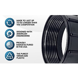 Swimables Acid Cleaning Kit Compatible with Pentair Intellichlor Salt Chlorinator 520670 and Designed to fit IC20 IC40 and IC60 Intellichlor Salt Systems - 100% USA MADE - HEAVY DUTY