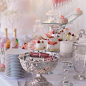 Graduation Decoration Label Sticker Congrats Mini Candy Bar Wrapper Class of Party Supplies for High School College Nursing Grad Celebration, Candy Not Included (Maroon and White 2023, 90 Pcs)