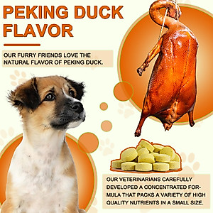 Turmeric for Dogs, 180 Turmeric Curcumin Tablets Supports Heart, Immune System Booster, Hip & Joint Support, Dog Pain Relief, Pet Supplement Treats w/Fish Oil, Curcumin C3-180 Tablets / 5.1 OZ