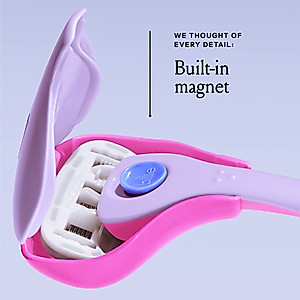Billie Razors for Women Shaving Kit – Women’s Razor + 4 x 5-Blade Razor Refills + Magnetic Holder + Women’s Razor Travel Case - DreamPop
