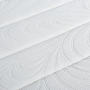 Olee Sleep Queen Mattress, 13 Inch Hybrid Mattress, Gel Infused Memory Foam, Pocket Spring for Support and Pressure Relief, CertiPUR-US Certified, Bed-in-a-Box, Firm, Green, Queen Size