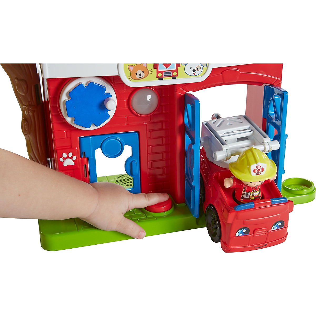 Fisher-Price Little People Toddler Toy Animal Rescue Playset with Lights Sounds Figures & Vehicles for Pretend Play Kids Ages 1+ Years​ (Amazon Exclusive)