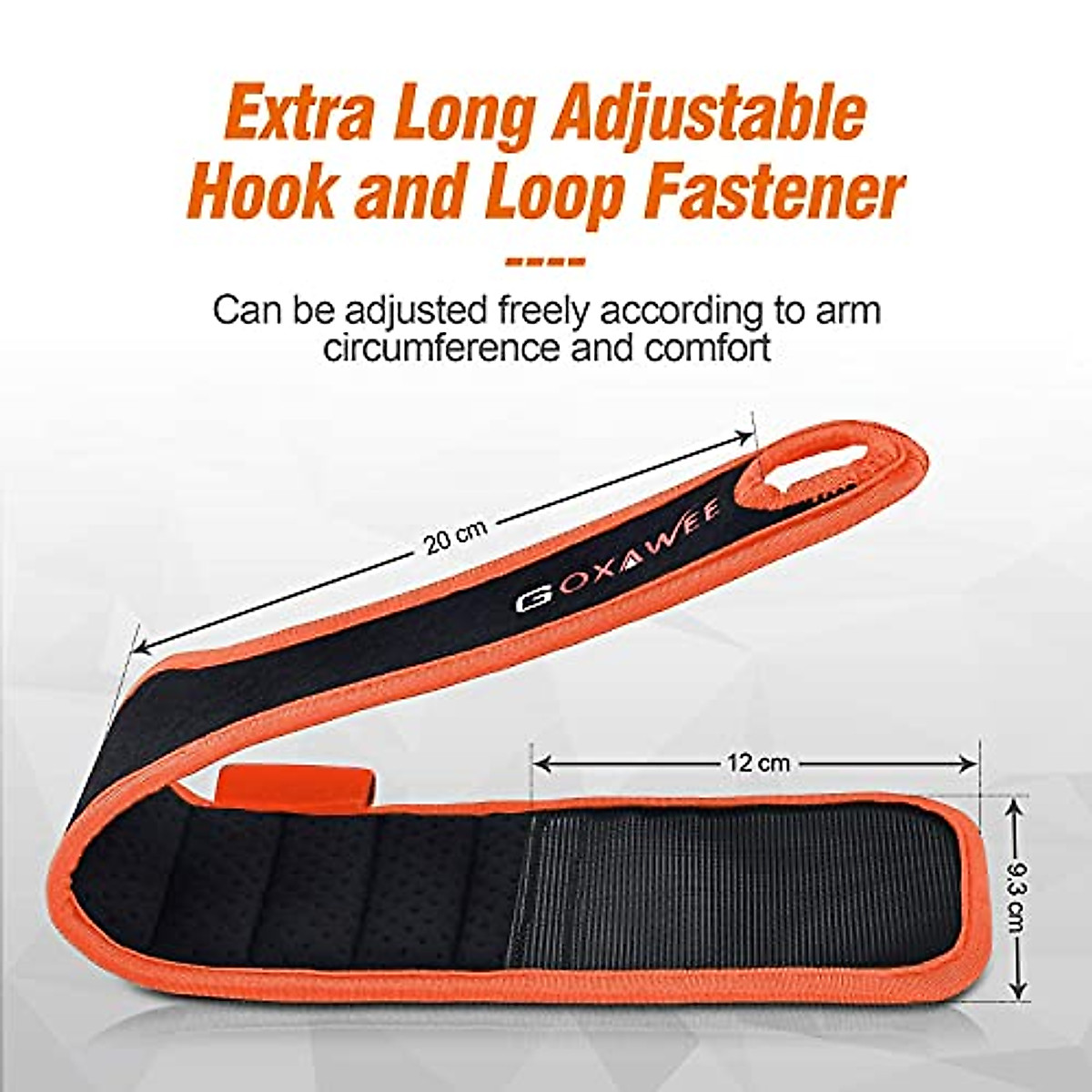 Magnetic Wristband, GOXAWEE with 20 Strong Magnets for Holding Screws, Nails, Drill Bits (Orange) | Stocking Stuffer for Men