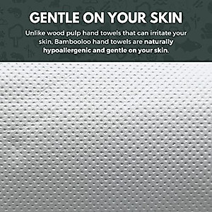 Bambooloo 100% Bamboo Paper Towels, Dispenser Ready N-Folding Disposable Hand Towels for Bathroom, Planet-Friendly Plastic-Free Commercial Paper Towels Bulk, 4000 Napkins, 20 Wraps, 200 Sheets Each