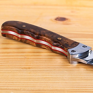 Tinlade 2 Pcs G10 Knife Handle Spacer Material 6.3 x 2 x 0.04 Inches G10 Sheet Knife Handle Liners for Knife Scales Slabs Making Supplies (Red)