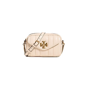 Tory Burch Women's Kira Mini Camera Bag, Brie, Off White, One Size