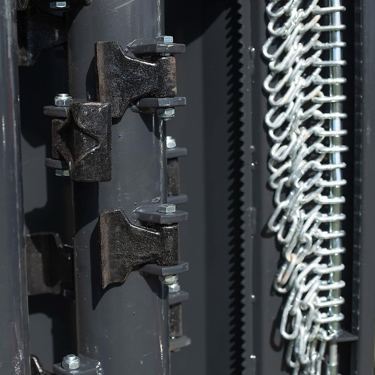 Titan Attachments 48" Offset Flail Ditch Bank Mower, Mowing Attachment for Tractors and Loaders, Cat 1, 3-Point Hitch