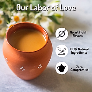 Tea India Orange Pekoe Black Tea Chai Flavorful Blend Of Black Tea & Natural Ingredients Strong Full-Bodied Traditional Indian Caffeinated Tea 216 Round Teabags