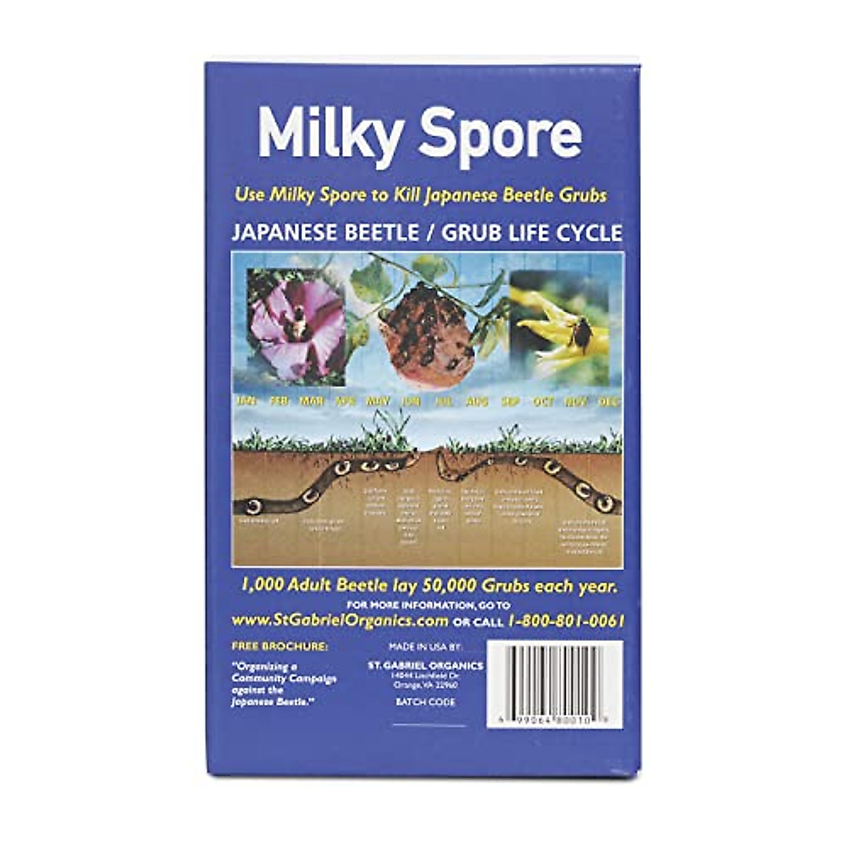 Milky Spore Japanese Beetle and Other Beetle Killer, 10 Ounce