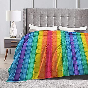 Ultra-Soft Blanket 3D Printing Flannel Throw Blanket for Couch Sofa Bed Throw Size Super Cozy and Comfy for All Seasons 1-50"x40"