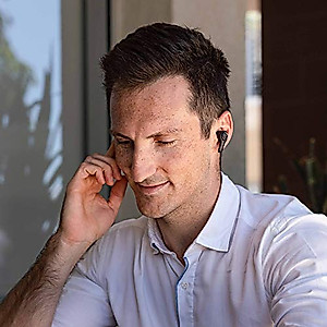 JLab JBuds Air Executive True Wireless Bluetooth Earbuds + Charging Case - White - C3 Calling with Dual Microphones - Long Travel Playtime - Bluetooth 5.0 Connection - 3 EQ Sound Settings…