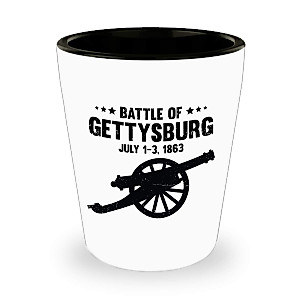 Gettysburg Shot Glass Civil War Battle Gift Souvenir