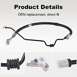 WMPHE Compatible with Power Steering Pressure Hose Assembly Honda Odyssey V6 3.5L 2005 2006 2007 Replace OEM 53713-SHJ-A01