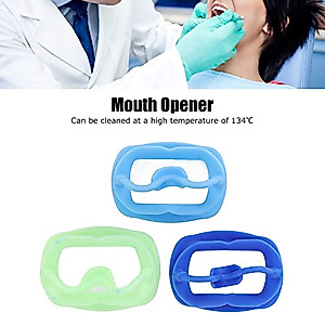 3pcs Cheek Retractor, Food Grade Silicone Cheek Retractor, Dental Mouth Opener Mouth Opener for Teeth