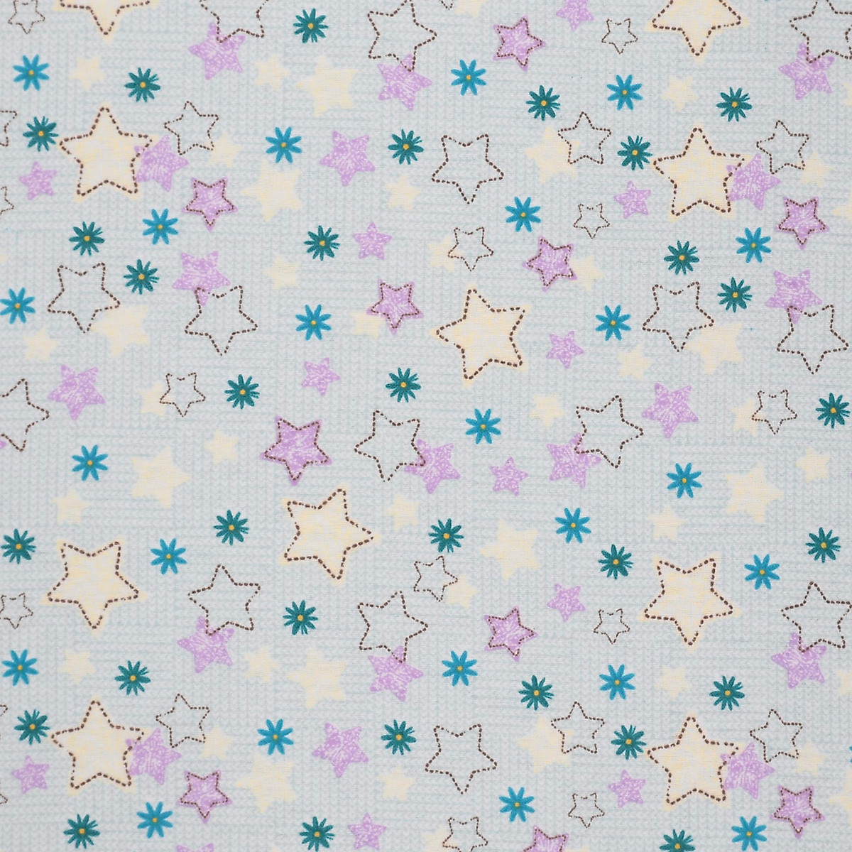 Mook Fabrics Flannel PRT Stars 010721, Moss Cut by The Yard