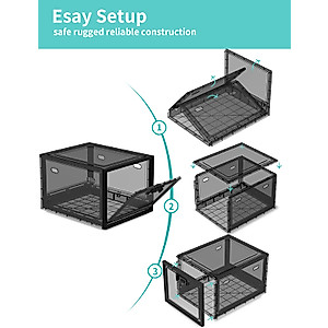 biliitim Large Medicine Lock Box for Safe Medication, Lockable Storage Cabinet for Fridge Food/Electronics Safe, Phone Jail Lock Box with Combination Code for Home/Dorms/Office Storage Lockers