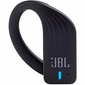 JBL Endurance Peak in-Ear Waterproof Sport Headphones Bundle with Plush Carry Case (Black)