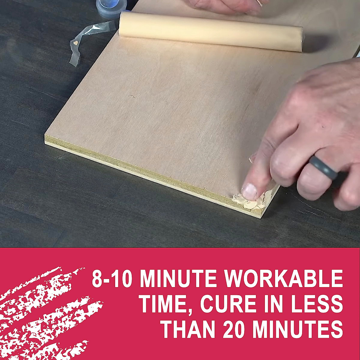 Mohawk Epoxy Putty Stick (Black) for Permanently Repairing Wood and Other Hard Surfaces