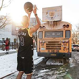 Veniceball Basketball Indoor/Outdoor Includes Pump PU Leather (29.5" NCAA & Official NBA Basketball Size 7)