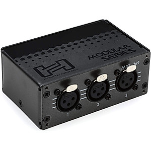 Hosa MXL-369 Patch Bay Module, 3-point, XLR3F to XLR3M