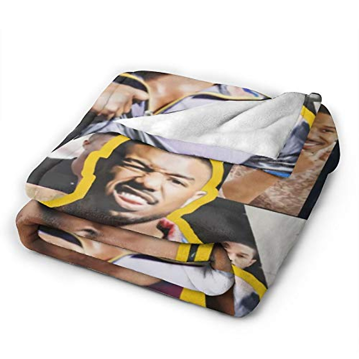 Michael B. Jordan Eric Stevens Soft and Comfortable Warm Fleece Blanket for Sofa,Office Bed car Camp Couch Cozy Plush Throw Blankets Beach Blankets (50"x40")