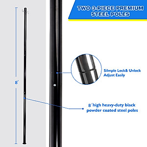 GSE Portable Volleyball Complete Set for Outdoor Backyard, Lawn, Park, and Beach. Professional Volleyball Net System with Poles, Volleyball & Pump, Boundary Line, and Carrying Bag(Recreational)