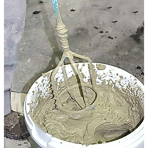 COLLOMIX Joint Compound Mixing Paddle - KR Series 4.7" Mixer Drill Bit also for Leveling Compound, Sealant, Epoxy & Tile Cement & HEXAFIX connection - KR120HF