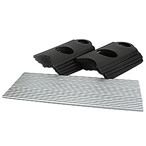 lapday Durable Shoe Rack, Concise Integration Shoe Organizer Space Saving Shoe Tower Non-Woven Fabric Shoe Shelf, Black & Silver (10-Tier 30-Pair)