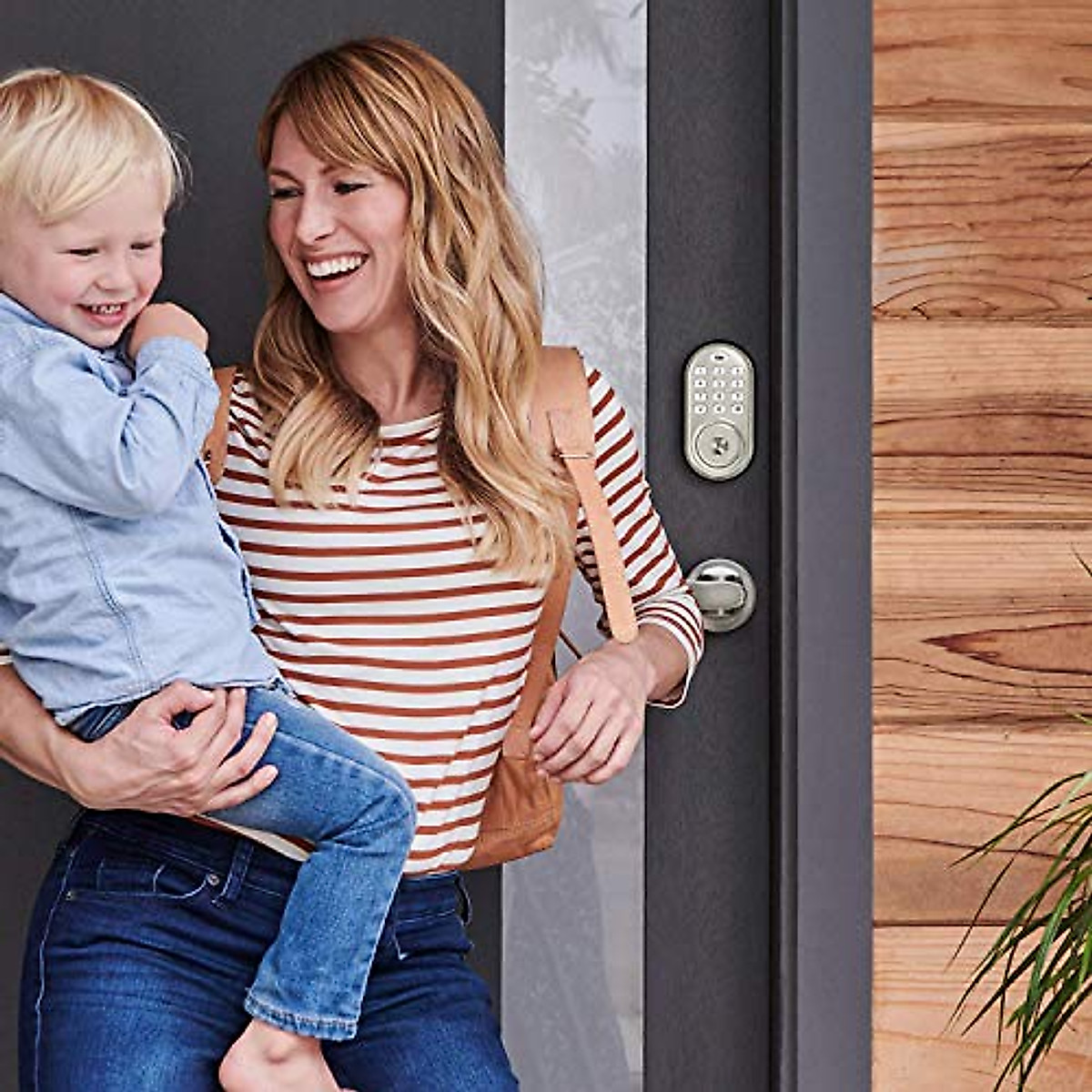 Yale Security Assure Lock - Keypad Door Lock in Satin Nickel