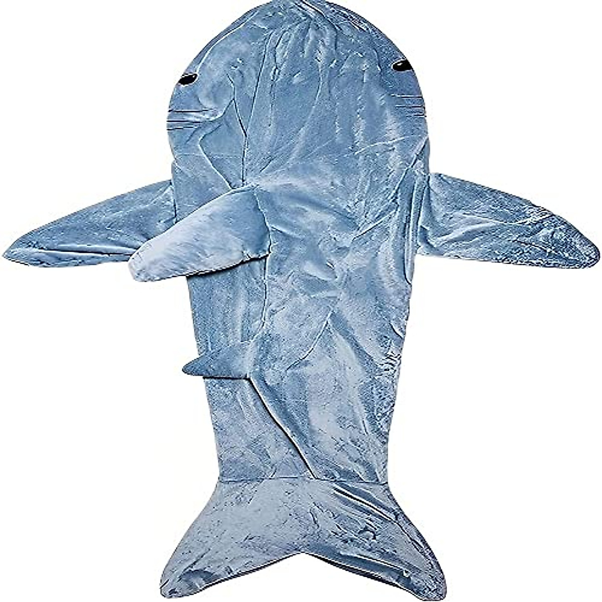 Shark Blanket Adult - Wearable Shark Blanket Super Soft Cozy Flannel Hoodie - Shark Onesie Blanket - Shark Blanket Hoodie (75inX35.5in)