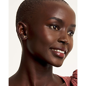 Ted Baker London Beelii Double Bee Stud Earrings for Women - Bumble Bee Jewelry Gifts (Gold Tone)