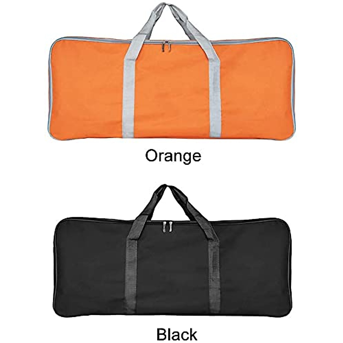 Rowzzi Portable BBQ Tool Storage Bag, Waterproof BBQ Tools Carry Bag, Oxford Fabric Grill Tool Carry Bag, Outdoor BBQ Grill Accessories Bag for Camping Picnic Trip (Black, 32)