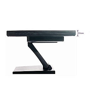 BOYU-SHITAI 15" LED HD VGA Touch Screen Monitor USB POS Stand for Retail Kiosk Restaurant Bar Hotel A La Carte Cash Register USA Stock (Black)