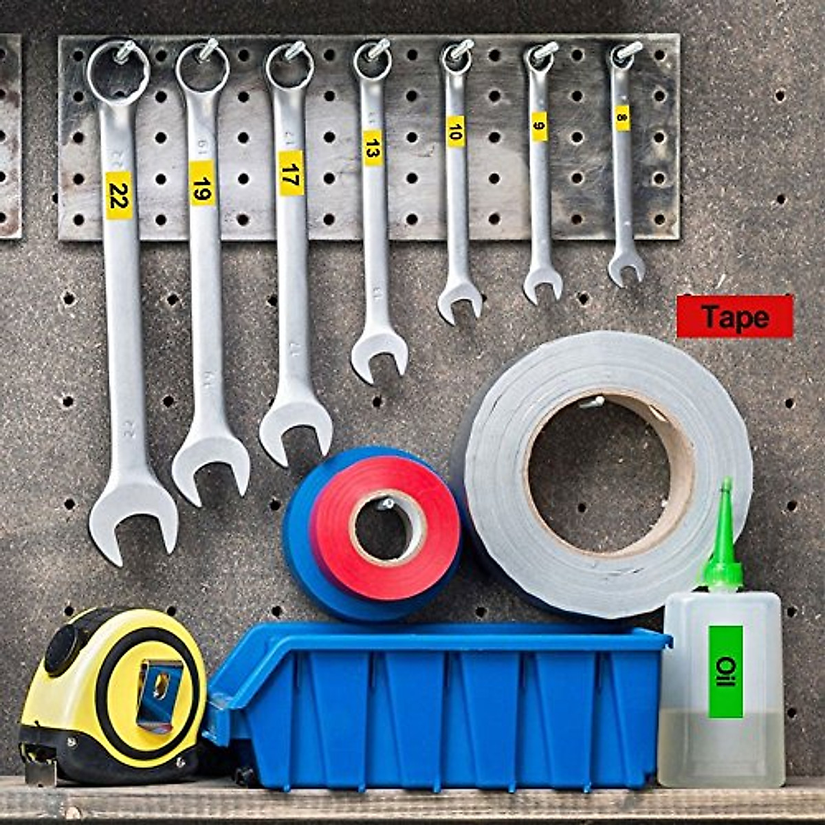 USUPERINK 6 Pack Compatible for Brother P-Touch TZe 251 451 551 651 751 B51 Label Tape 24mm 1 inch Black on White/Red/Blue/Yellow/Green/Orange Laminated Labeling Tapes for PT-D600 E500 Label Maker