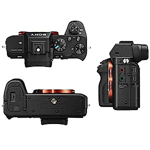 Sony Alpha a7II Full-Frame Mirrorless Digital Camera with 28-70mm Lens Bundle with Camera Bag, Battery, Filter Kit, Tripod, PC Software Kit, 32GB SD Card, SD Case, 3 Shoe V-Bracket, Cleaning Kit,