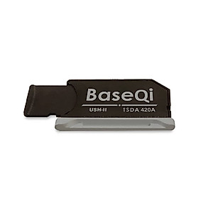 BASEQI UHS-II Aluminum microSD Adapter for 2021 M1 MacBook Pro 14 & 16” (Space Gray)