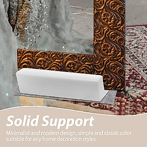 Angoily Full Length Mirror Stand Support Floor Mirror Holder Artwork Display Mount Base Bedroom Living Room Bathroom