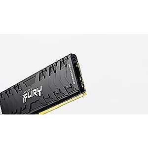 Kingston FURY Renegade 128GB (4x32GB) 3200MT/s DDR4 CL16 Desktop Memory Kit of 4 | Intel XMP | AMD Ryzen | Low Latency | KF432C16RBK4/128
