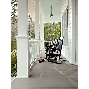 Trex Outdoor Furniture by Polywood TXR100CW Yacht Club Rocking Chair Rocker, Classic White