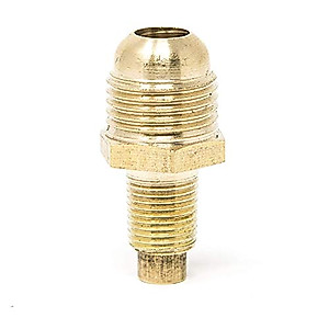 GasOne Propane Orifice Connector Brass Tube Fitting 3/8" Flare x 1/8" Mnpt or Male Pipe by Gas One