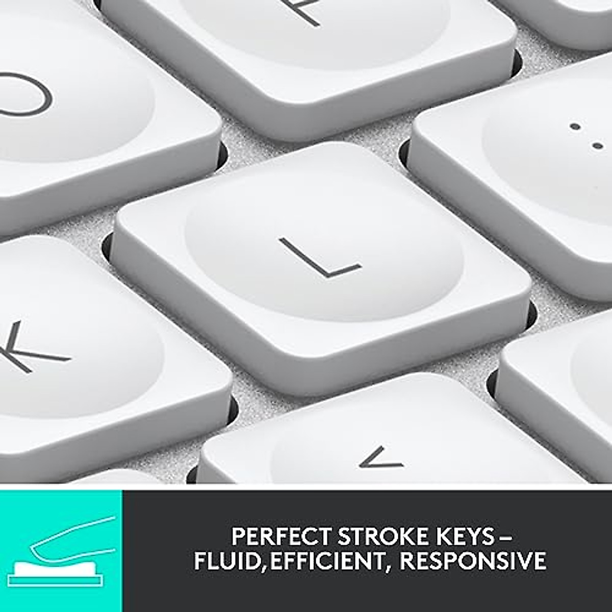 Logitech MX Backlit Keys Mini for Mac Minimalist Wireless Illuminated Keyboard, Compact, Bluetooth, USB-C, for MacBook Pro, Macbook Air, iMac, iPad - With Free Adobe Creative Cloud Subscription