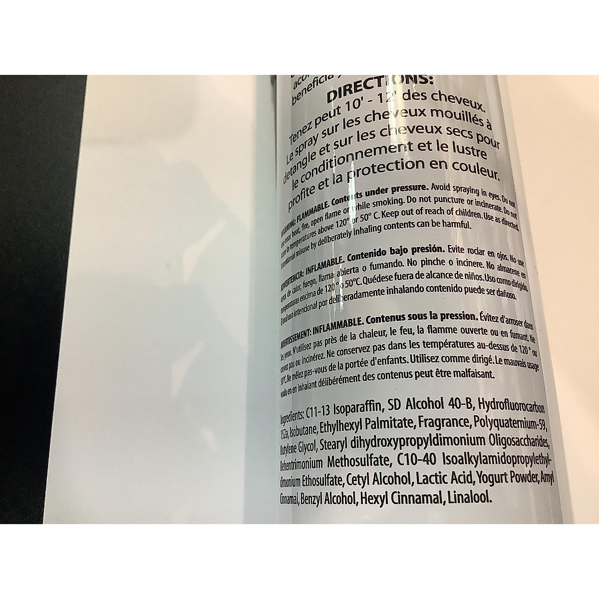 Shuga Hair Care Aerosol Leave-In Conditioner 8oz for all hair types w/ Shuga Complex