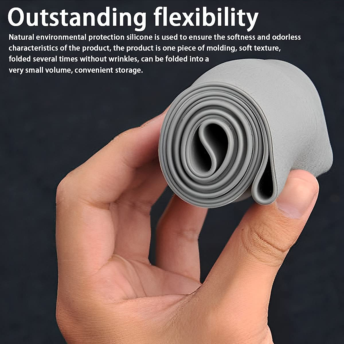 AICEL Car Silicone Steering Wheel Cover, Soft Anti-Slip Auto Steering Wheel Protector Fit 14 Inch, Universal Vehicle Interior Accessories for Cars, SUVs, Trucks, and Vans (Green)