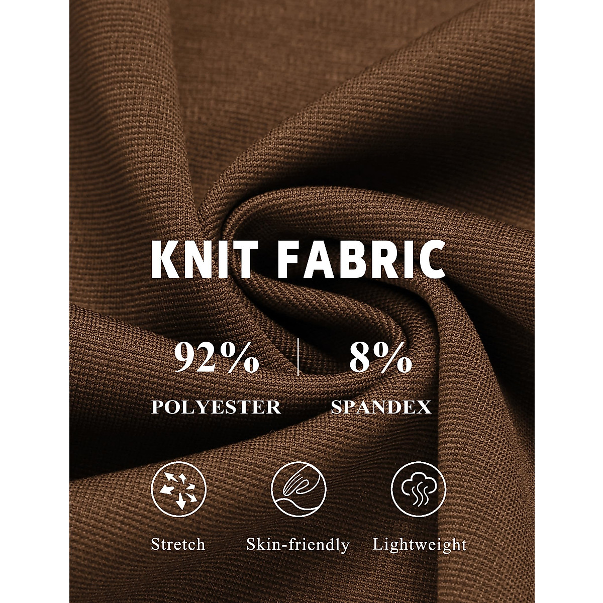 COOFANDY Men's Knit Blazer Jacket Lightweight Sport Coats Brown Casual Suit Jackets Brown XXL