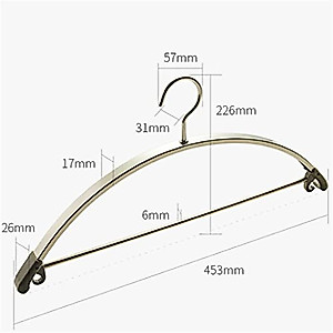 EYHLKM Home Hanger Sweater Hanger Anti-Deformation Hanger Non-Slip Seamless Aluminum Alloy Hanger