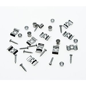 5sets Electric Guitar String Trees Guitar String Retainer for Strat Tele Chrome